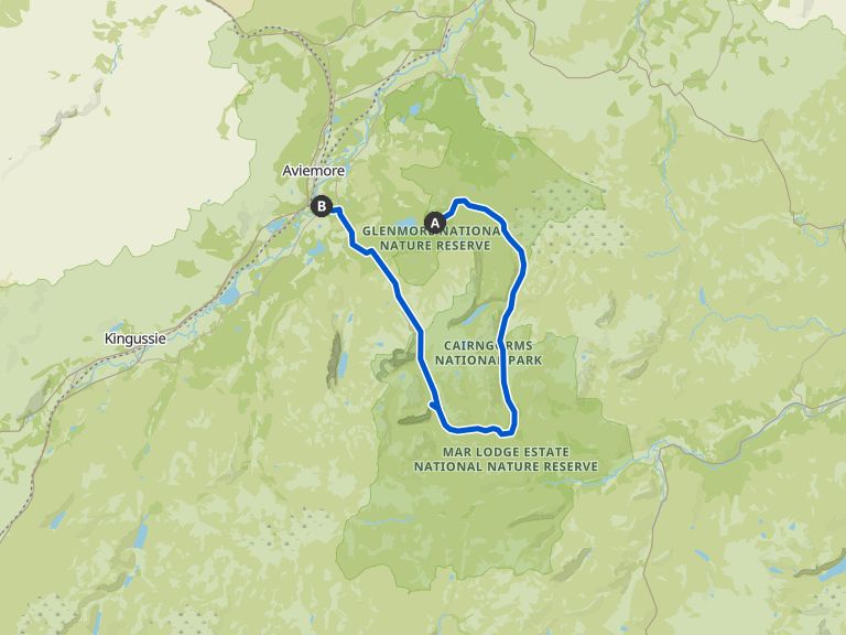 cairngorms loop | hike | Komoot